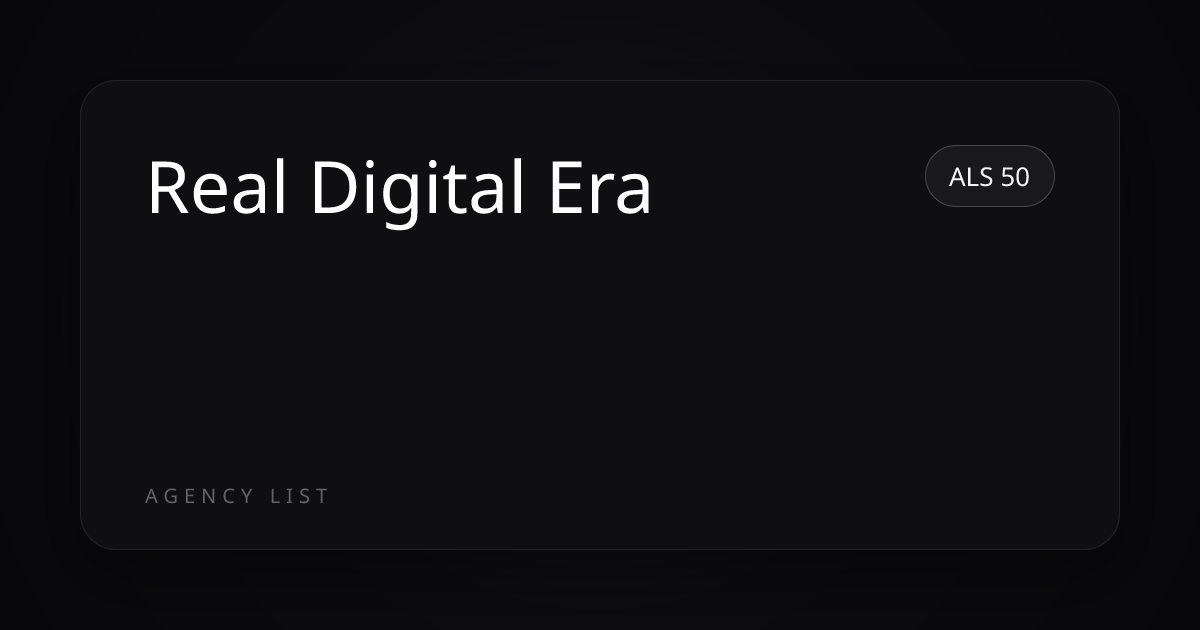 Real Digital Era - Digital Marketing Agency in Okara, Punjab | Agency List